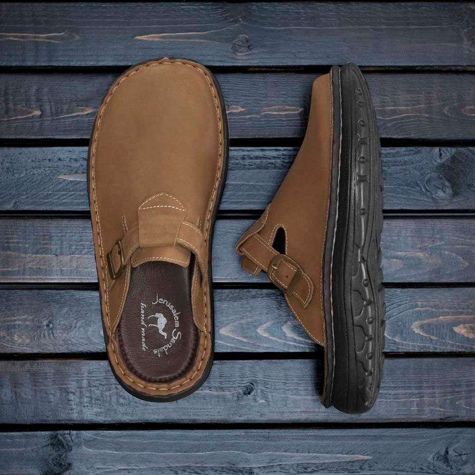 Leather Clogs - Mens – Jerusalem Sandals