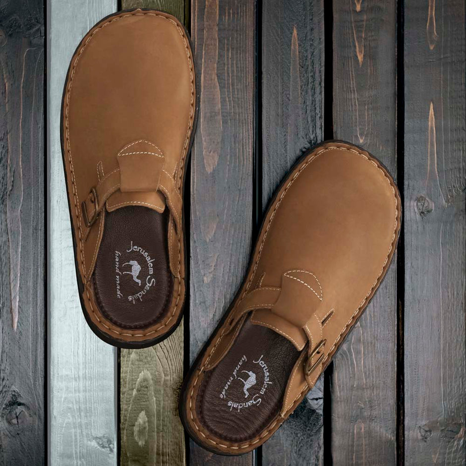 Leather Clogs - Mens – Jerusalem Sandals
